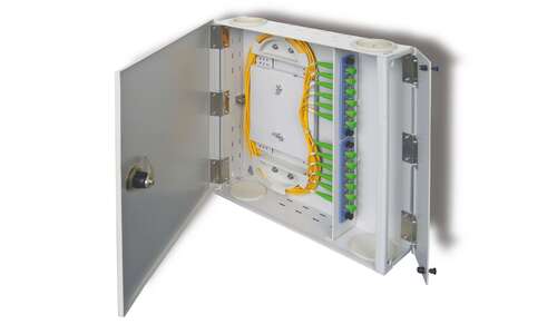 Distribution box, 12 PORTS FIBER OPTICAL BOX